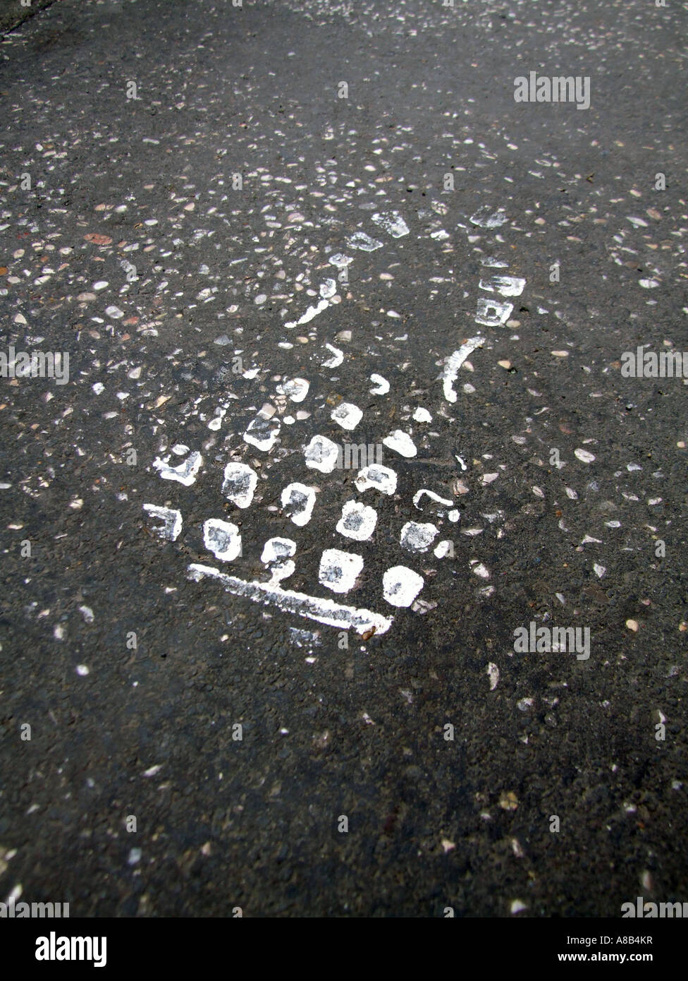 wet paint foot print Stock Photo - Alamy
