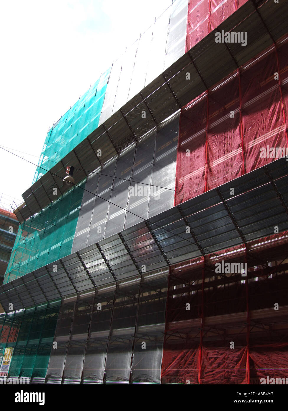 scaffolding in rome italy Stock Photo - Alamy