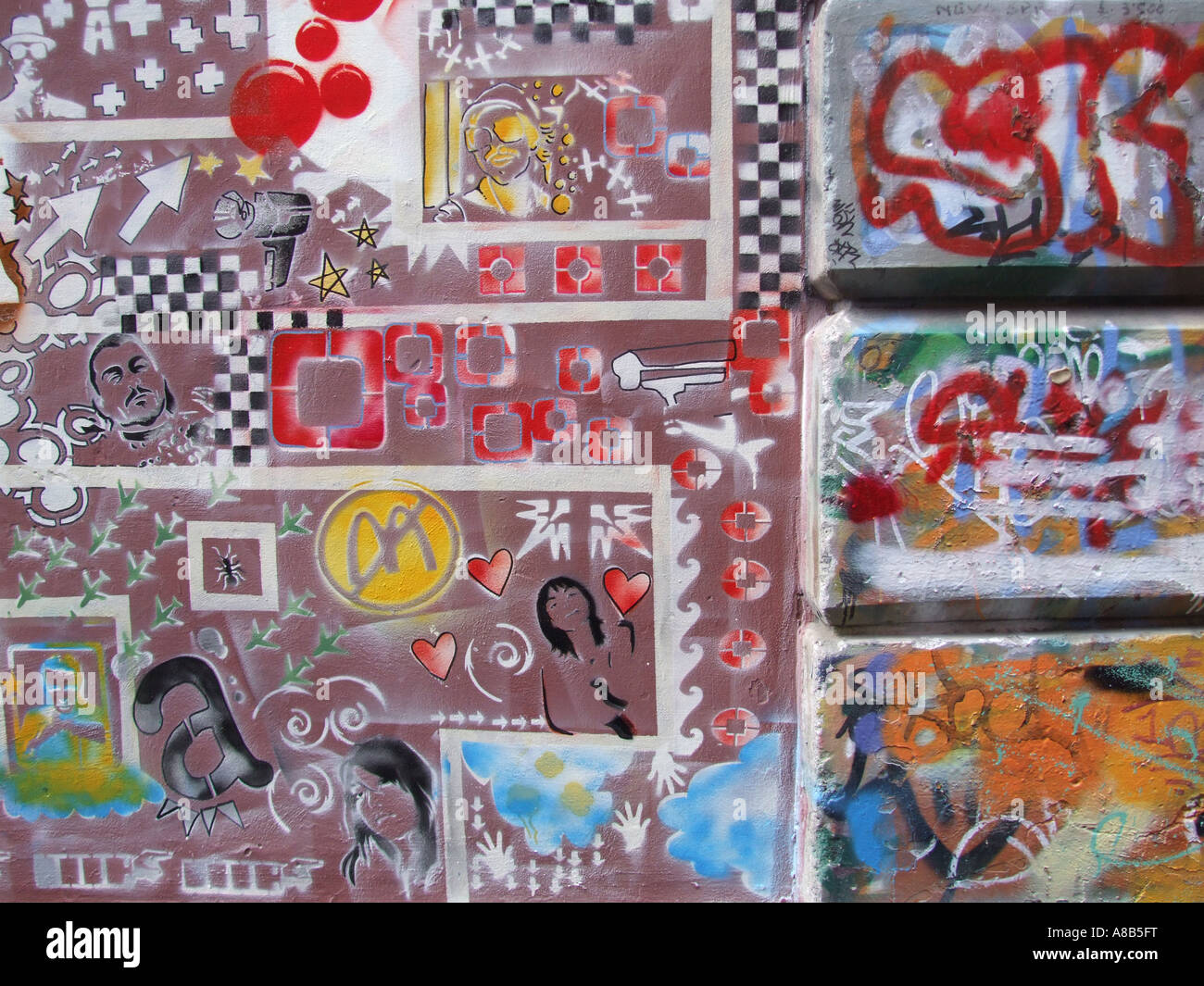 graffiti in rome Stock Photo - Alamy