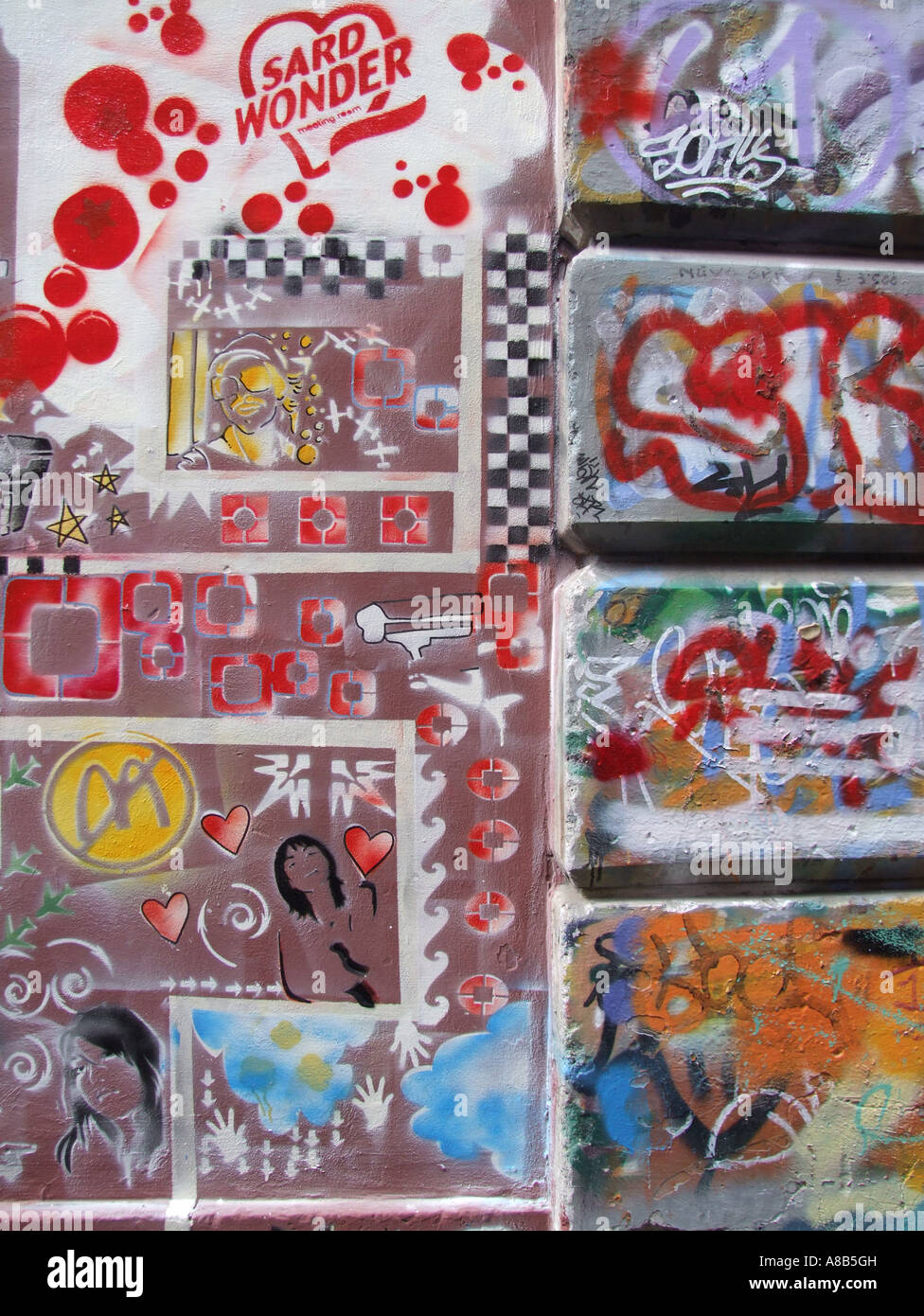 graffiti in rome Stock Photo - Alamy