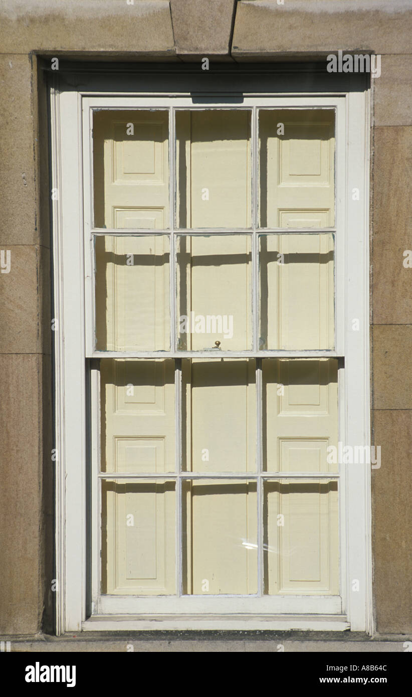 Six over Six Georgian window detail including internal shutter Stamford ...
