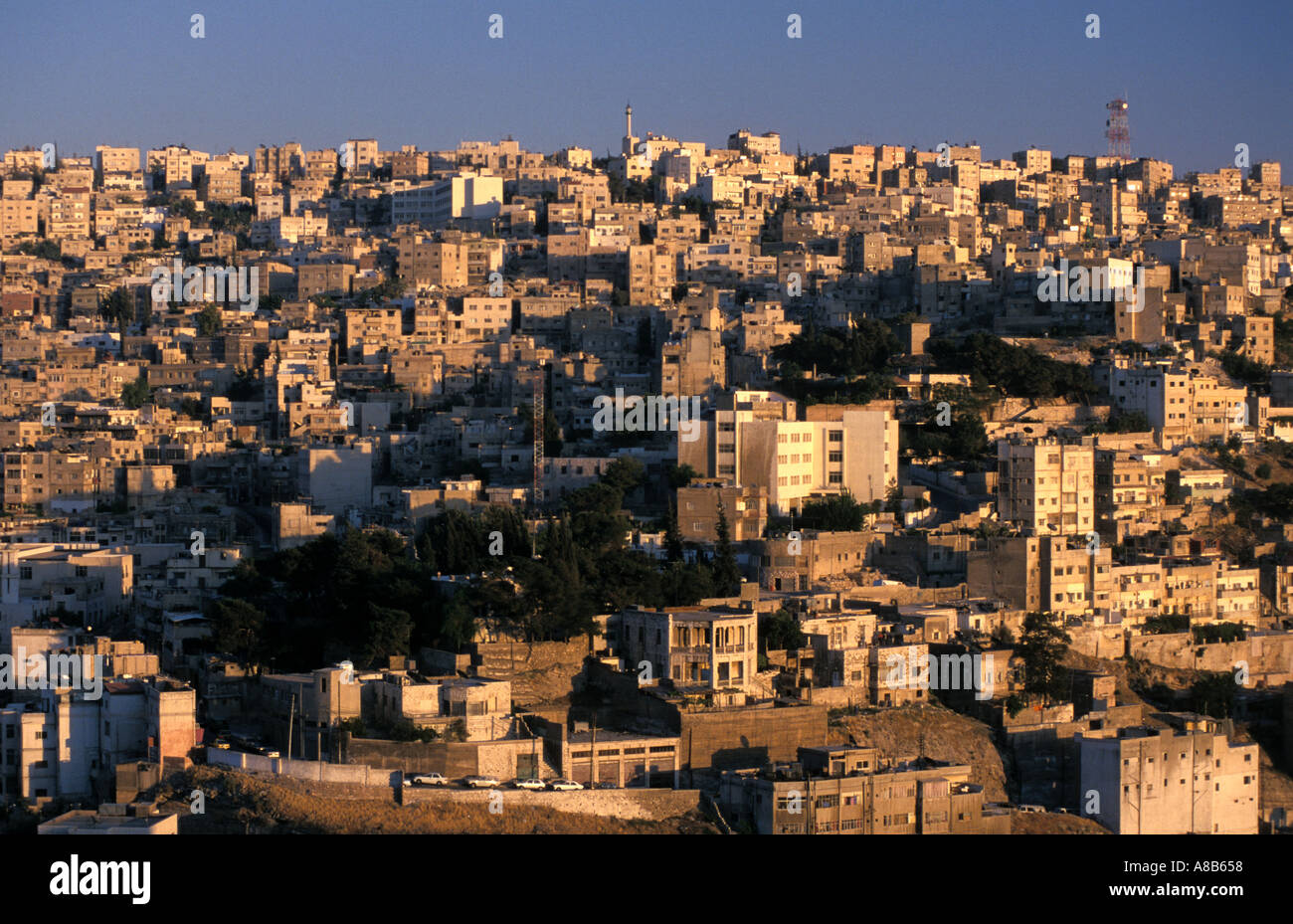 General view, Amman, Jordan Stock Photo - Alamy