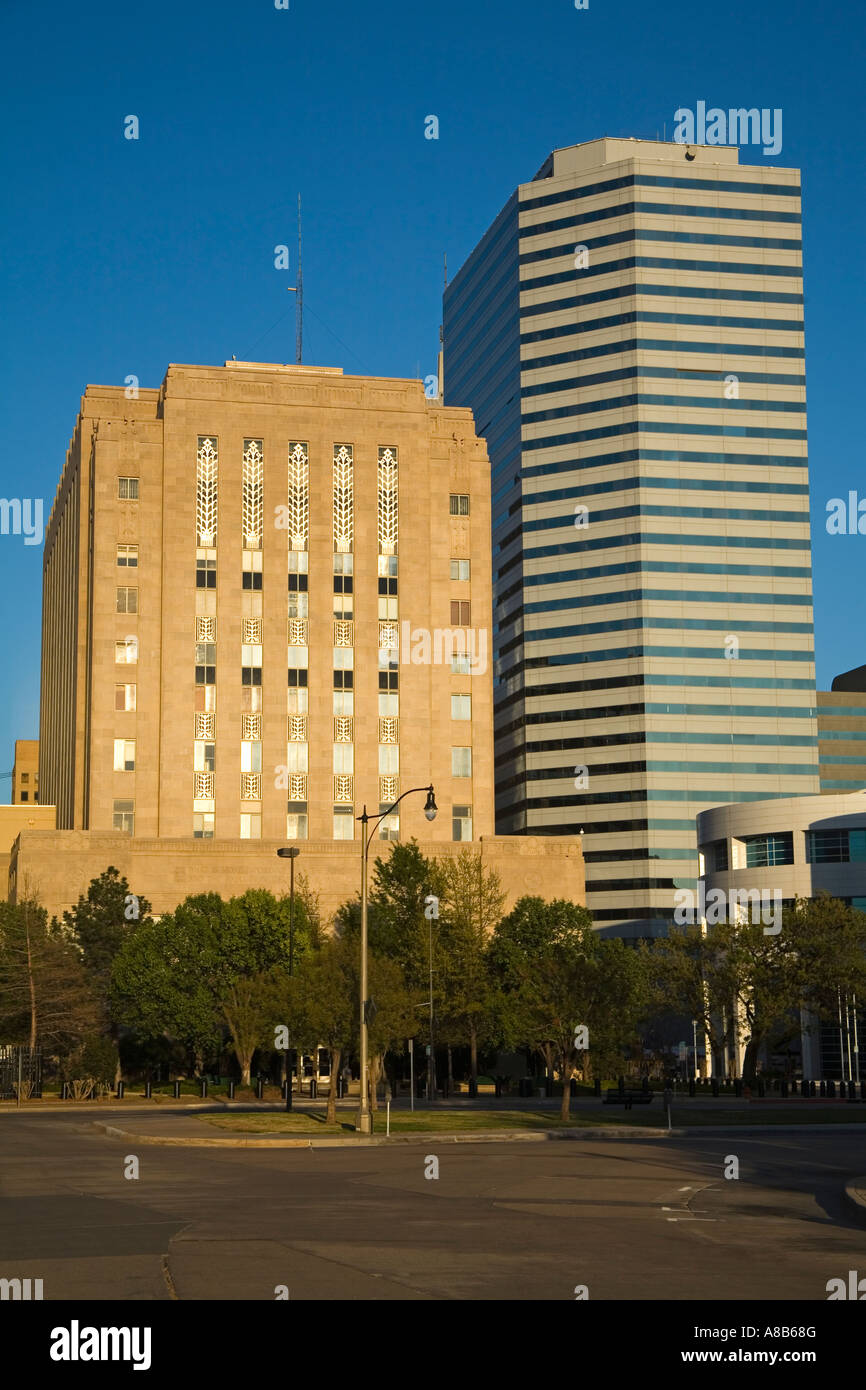 Oklahoma Tower Courthouse Downtown Oklahoma City Oklahoma USA Stock ...