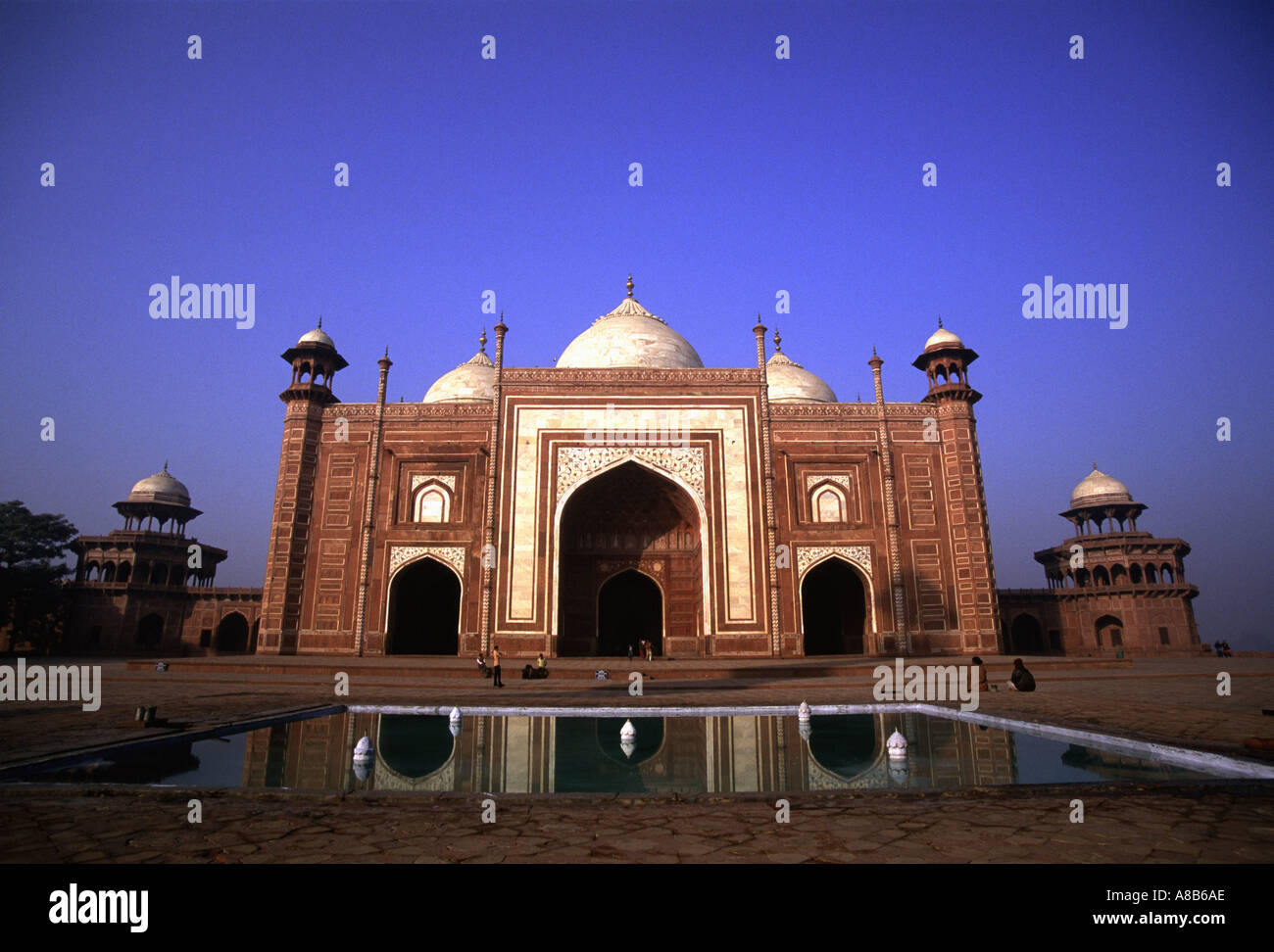 The Taj Mahal mosque in Agra India Stock Photo - Alamy