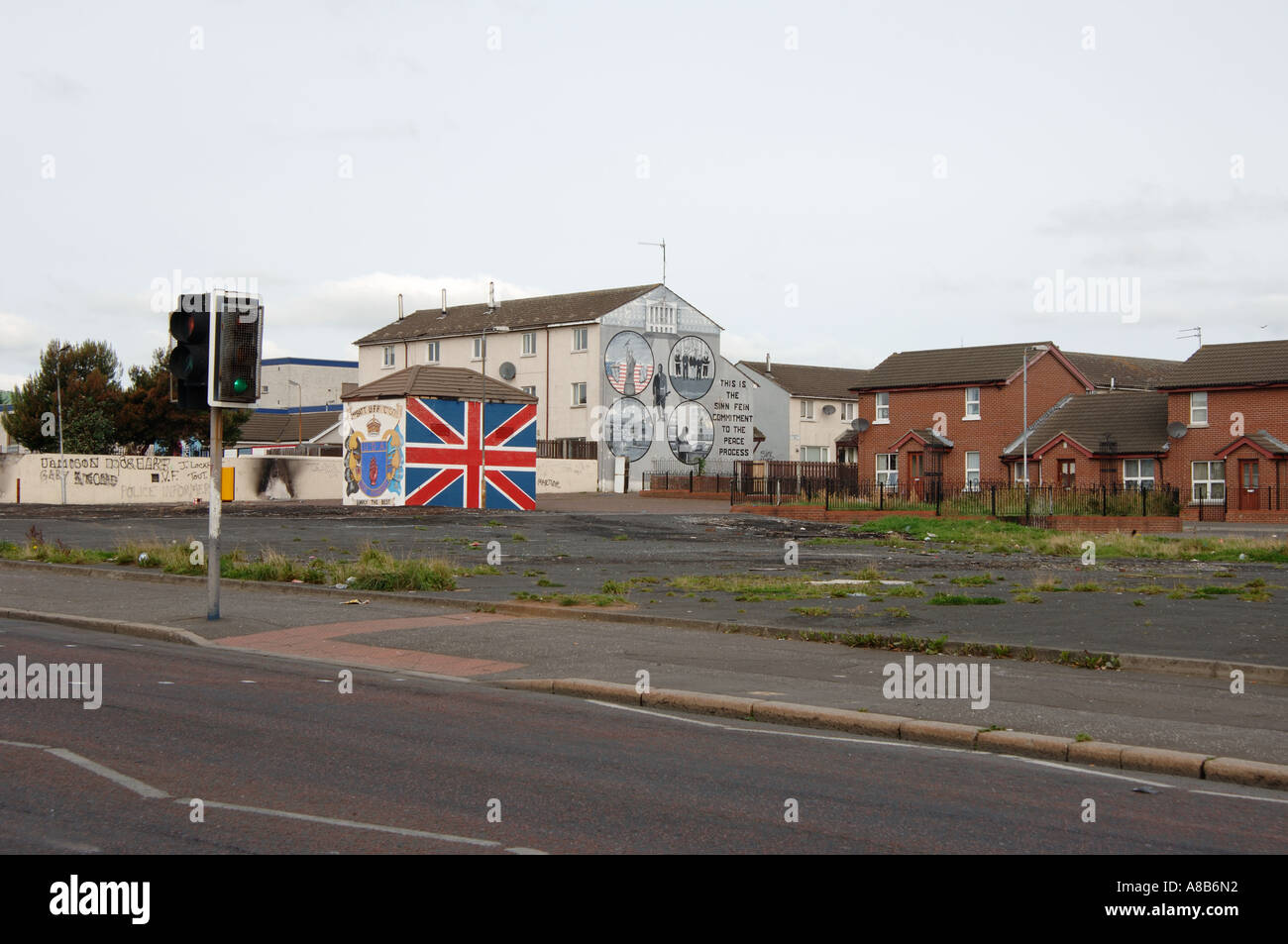 union jack mural Stock Photo - Alamy