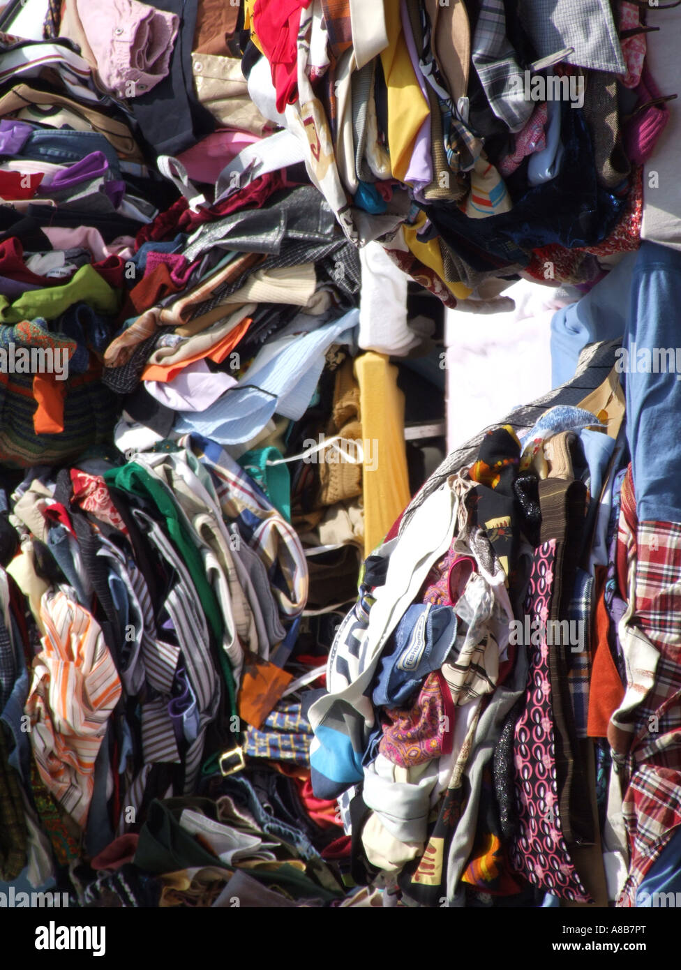 pile of folded clothes Stock Photo - Alamy
