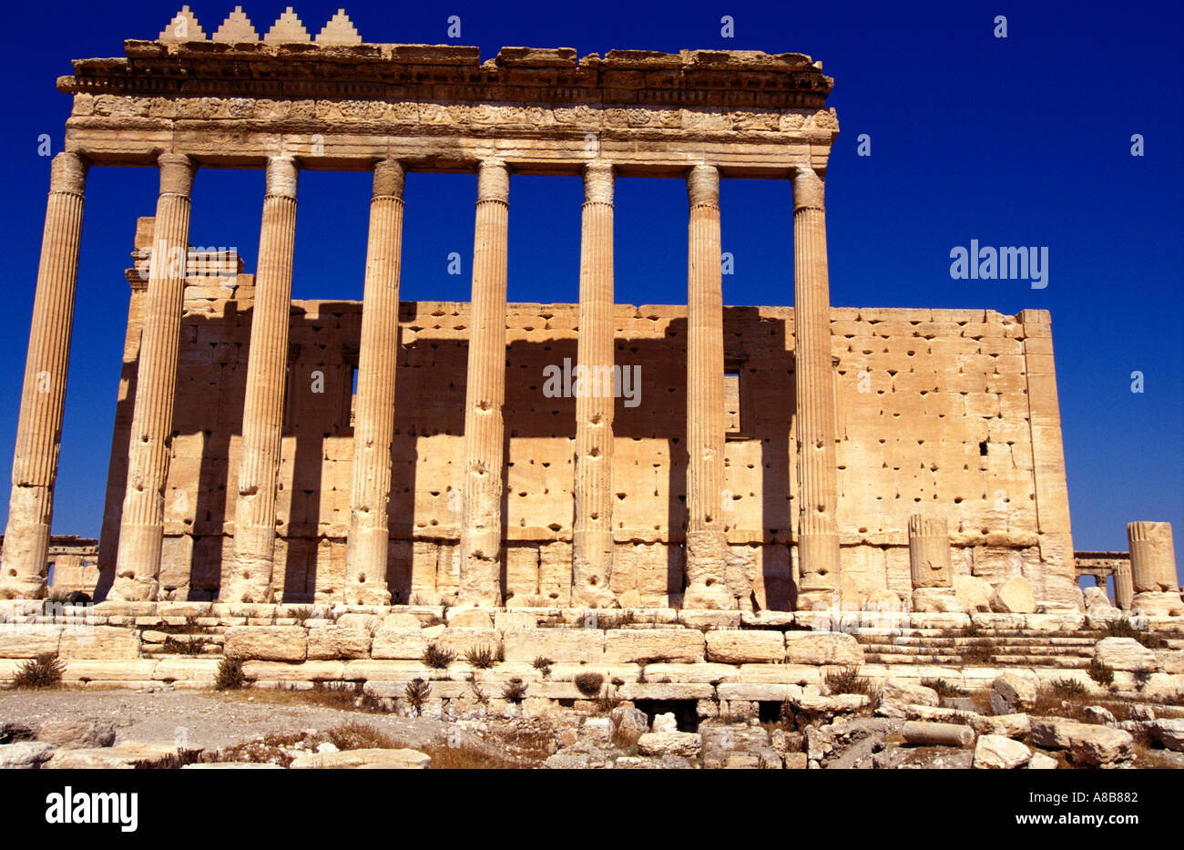 Bel temple in the ruins of palmyra hi-res stock photography and images ...
