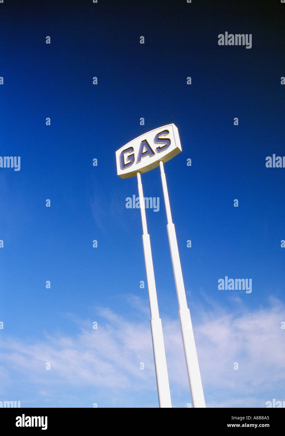 Gas station sign usa hi-res stock photography and images - Alamy