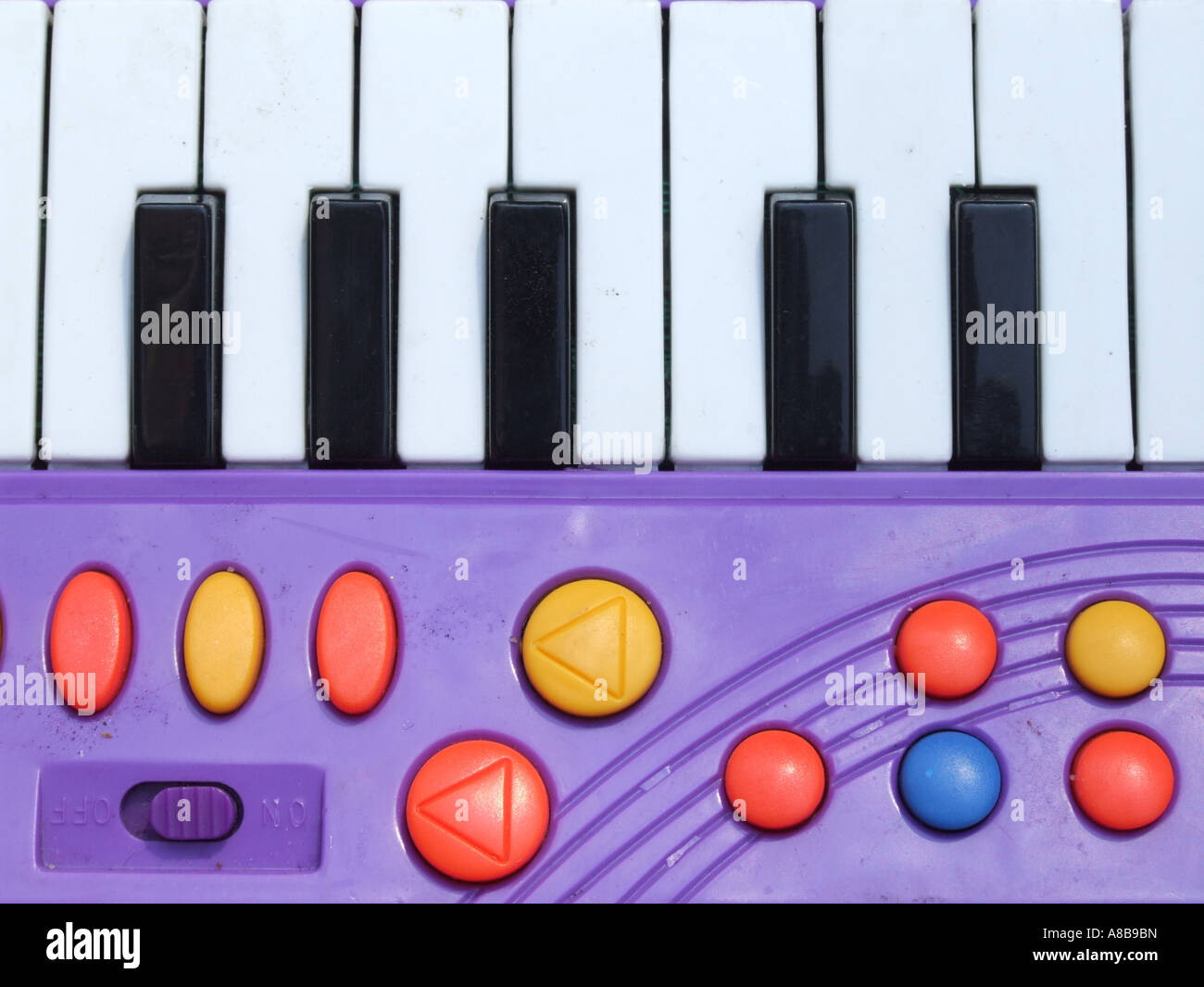 Plastic toy keyboard on plastic hi-res stock photography and images - Alamy