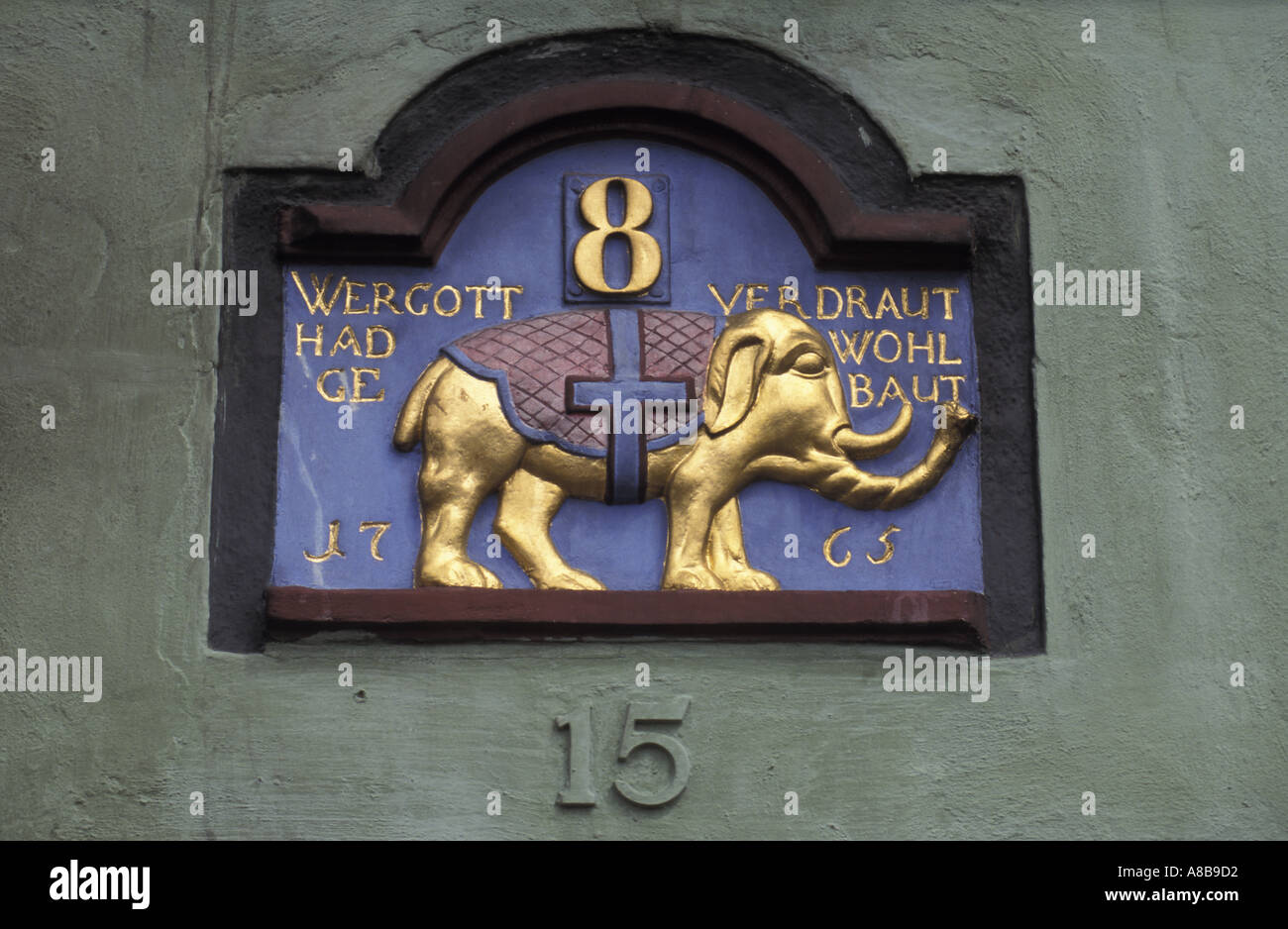 Denmark Copenhagen Nyhavn House sign Stock Photo - Alamy