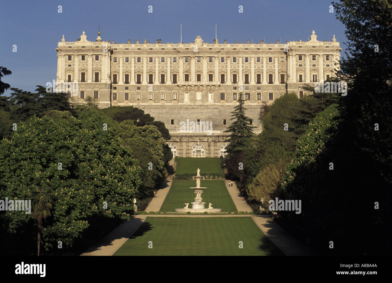 Spain Madrid Royal Palace Stock Photo - Alamy