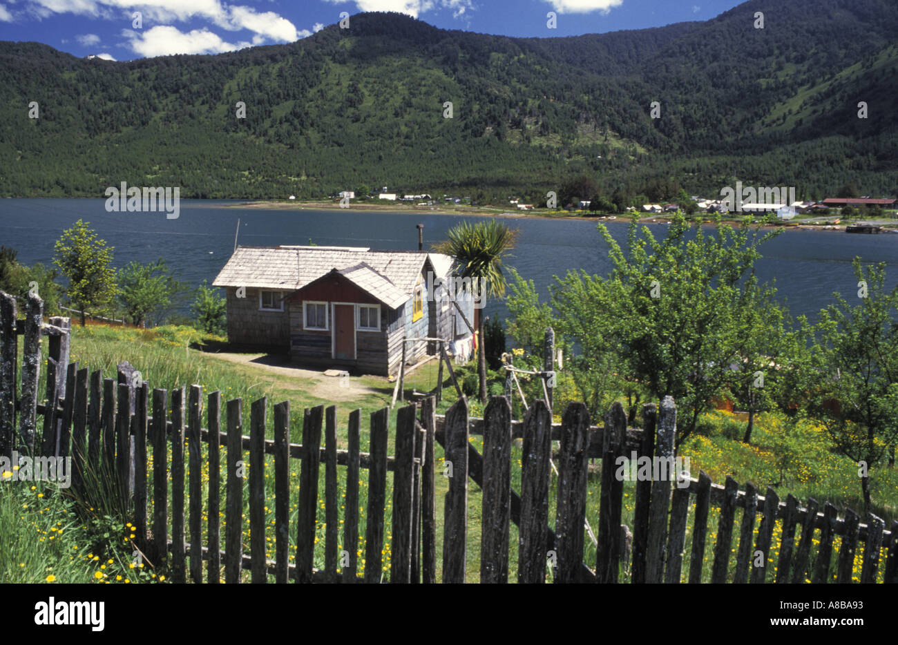Chile Patagonia Puerto Puyuhuapi Stock Photo - Alamy