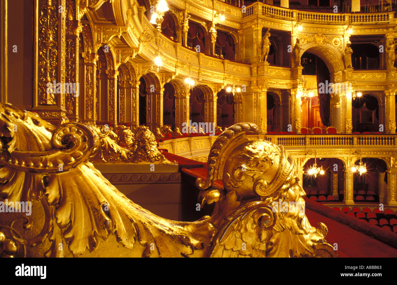 Hungary Budapest State Opera House Stock Photo - Alamy