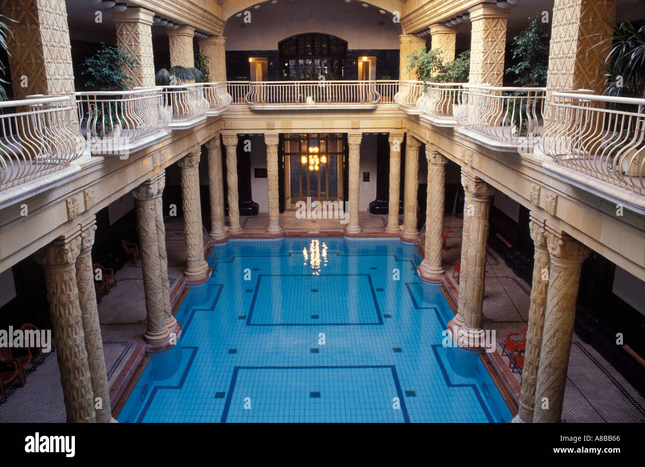 Hungary Budapest Gellert Bath Stock Photo - Alamy