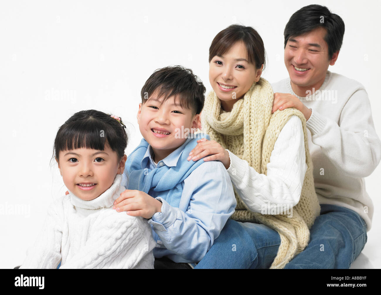 warmhearted family members being together Stock Photo - Alamy