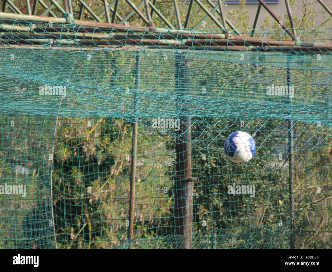 Ball stuck roof hi-res stock photography and images - Alamy