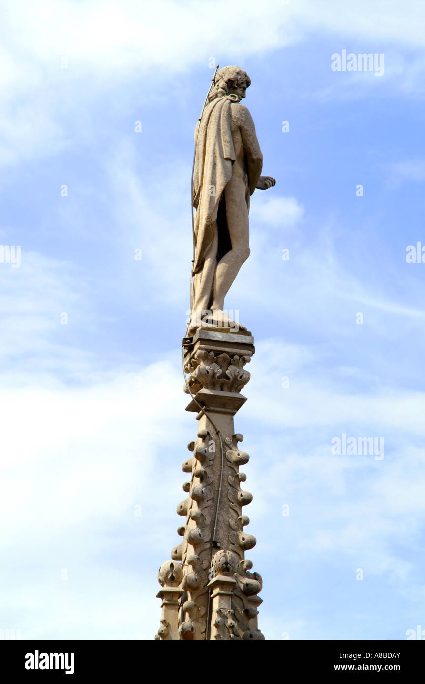 Statue, Duomo, Milan, Italy Stock Photo - Alamy