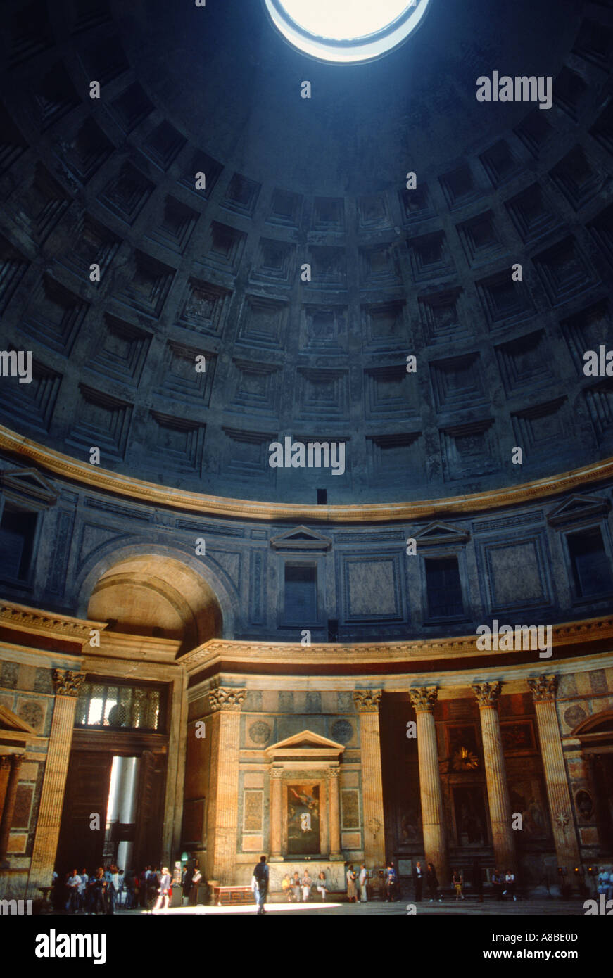 The Pantheon Interior Rome Italy Stock Photo - Alamy