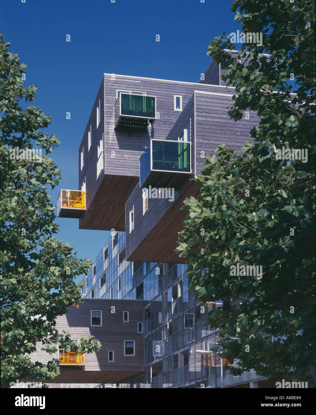 Amsterdam balconies hi-res stock photography and images - Alamy