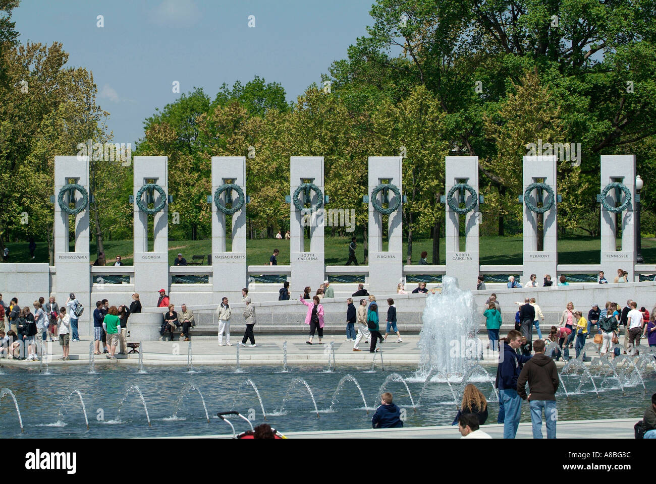 World War II Memorial Stock Photo - Alamy