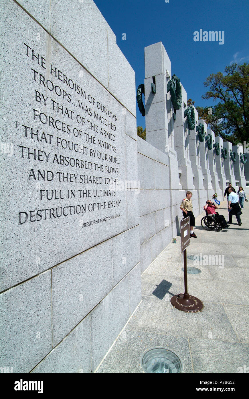 World War II Memorial Stock Photo - Alamy