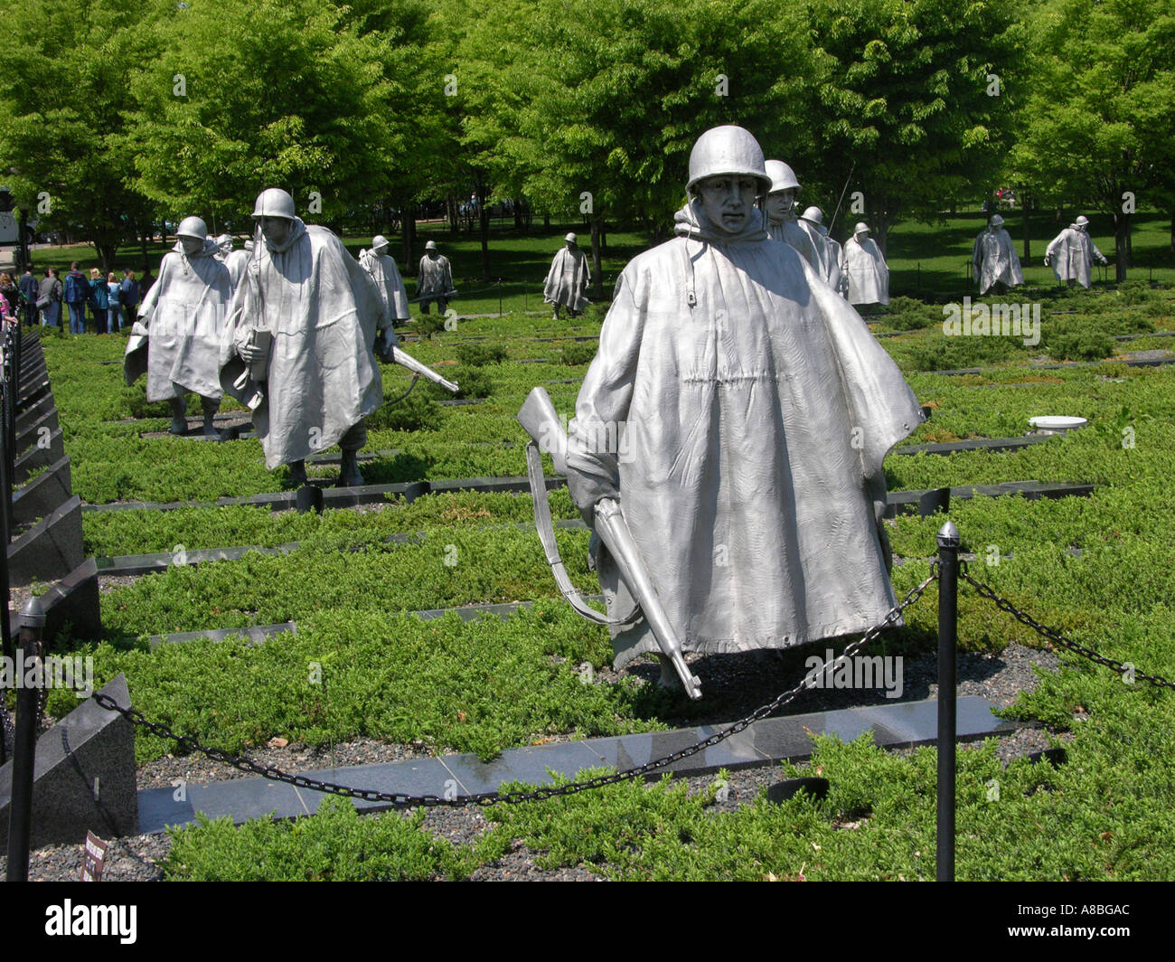 Korean War Memorial Stock Photo - Alamy