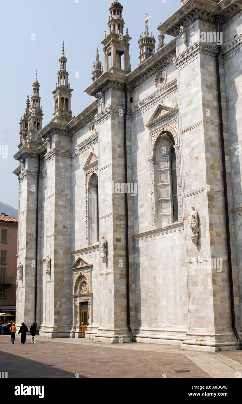 Cathedral Como Town Lake Como Italy Stock Photo - Alamy