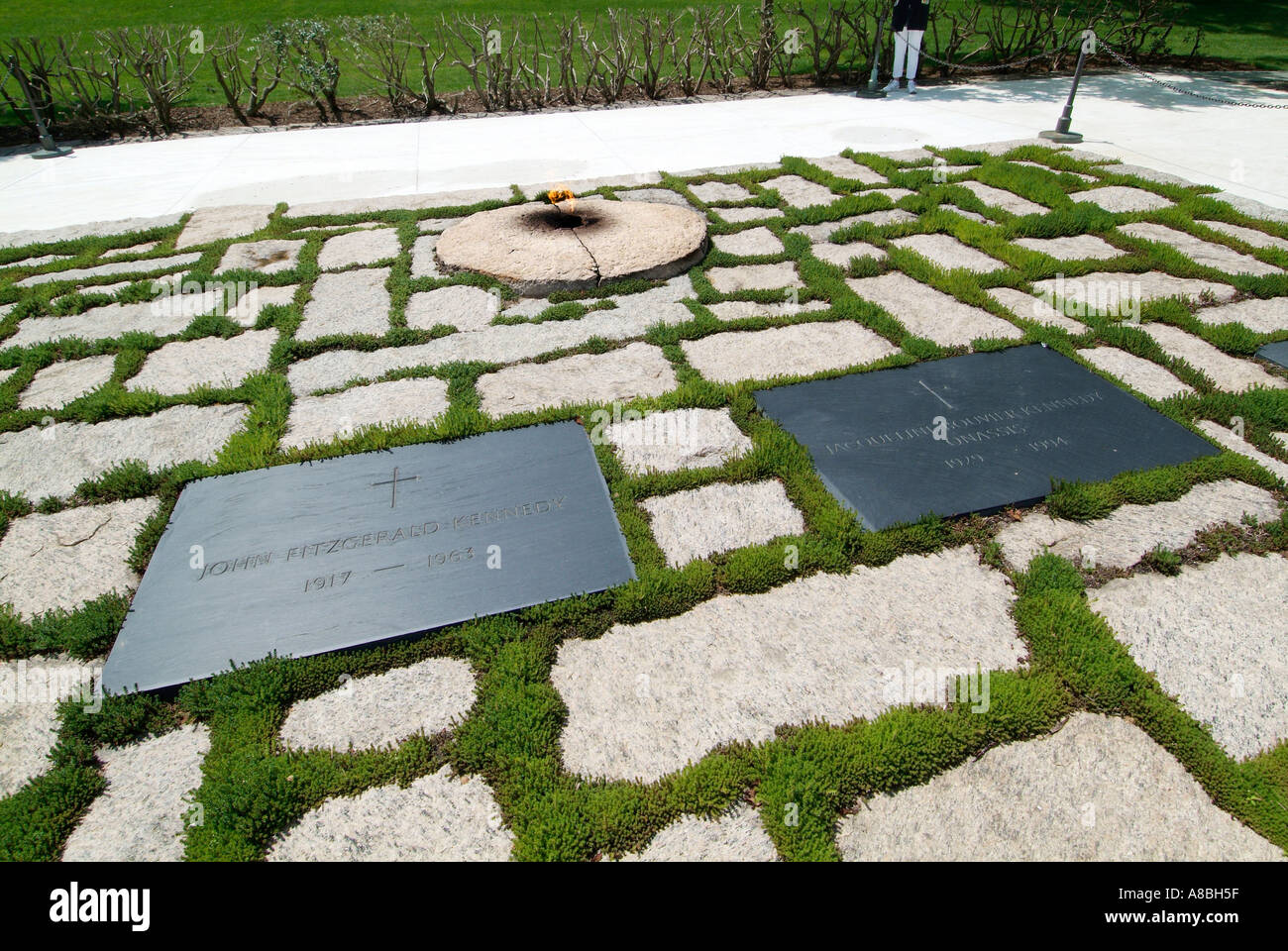 Kennedy grave site hi-res stock photography and images - Alamy