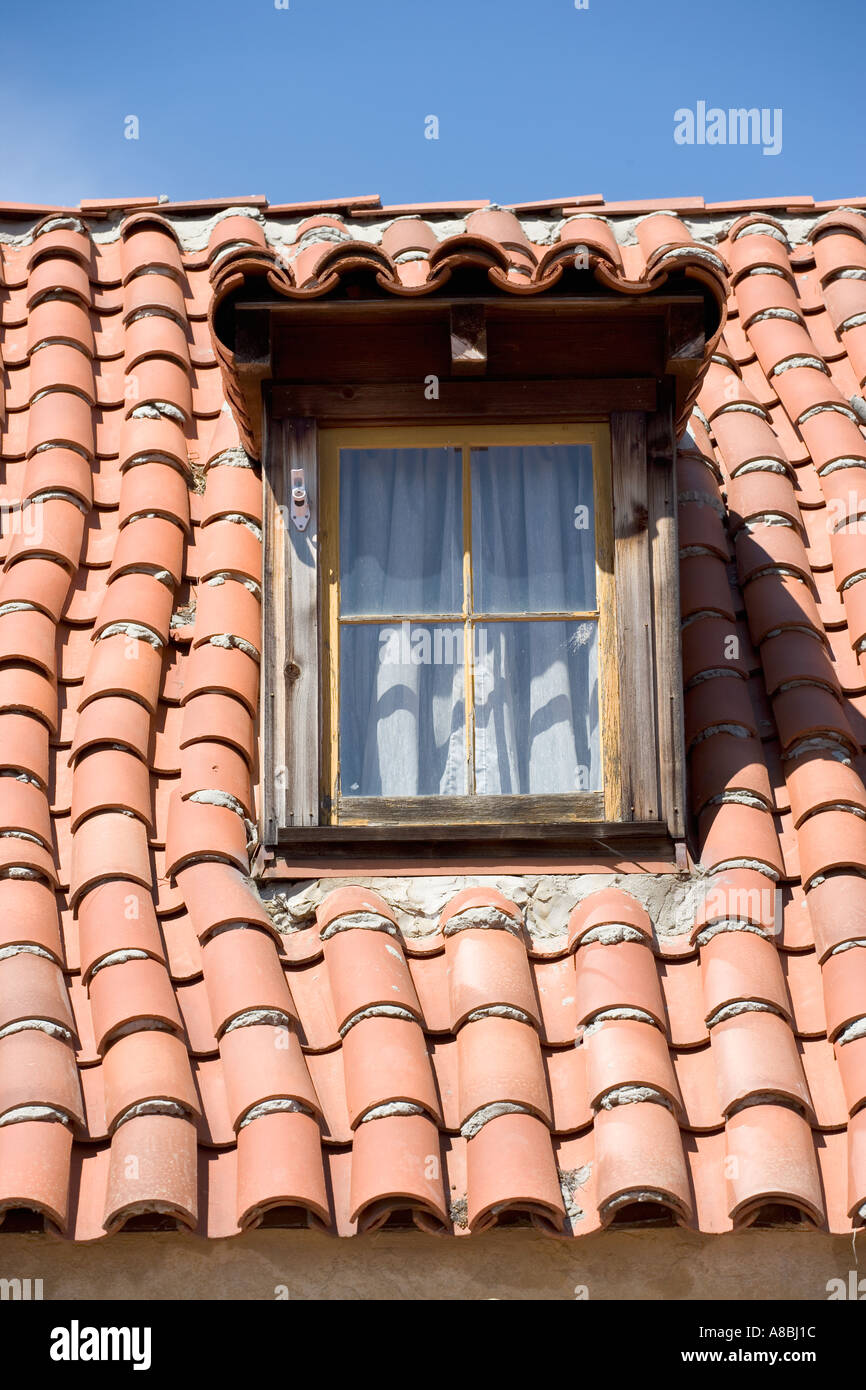 Spanish colonial style architecture window Stock Photo - Alamy
