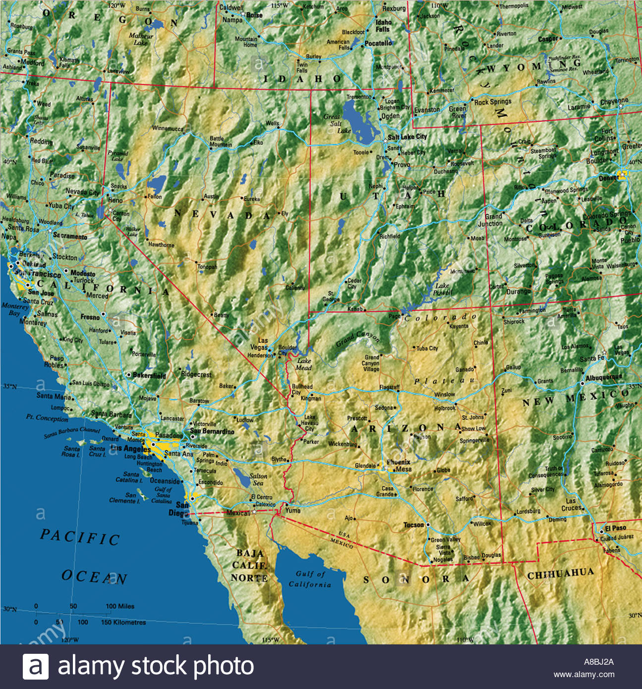 California Map Stock Photos & California Map Stock Images - Alamy