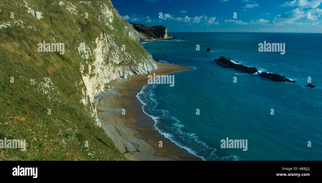 View of Man O War bay near Durdle Door Dorset England UK Stock Photo ...
