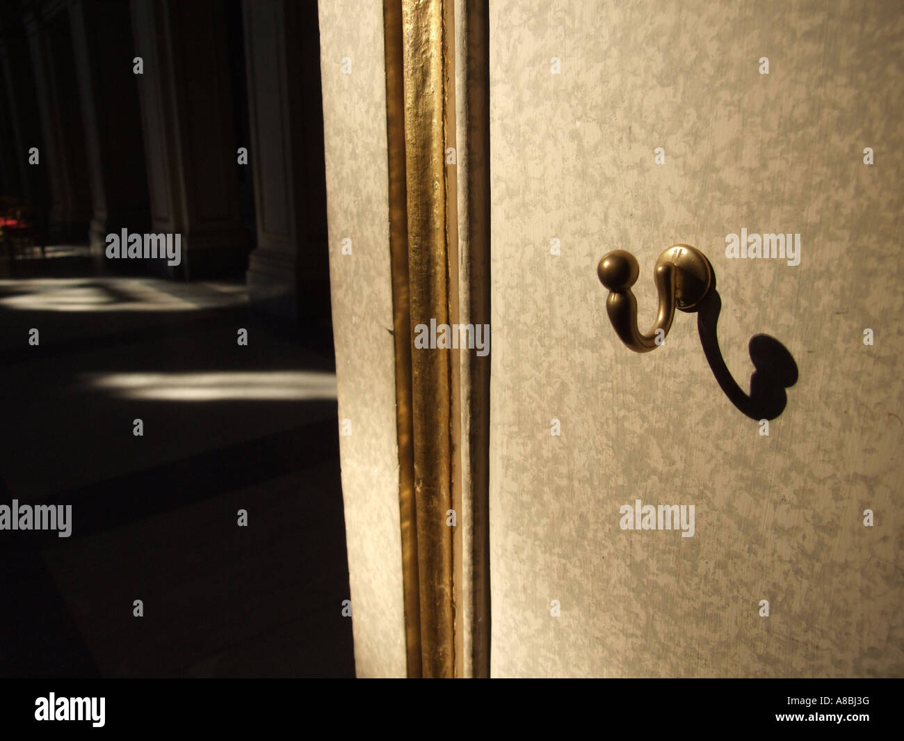 one peg in wall Stock Photo - Alamy