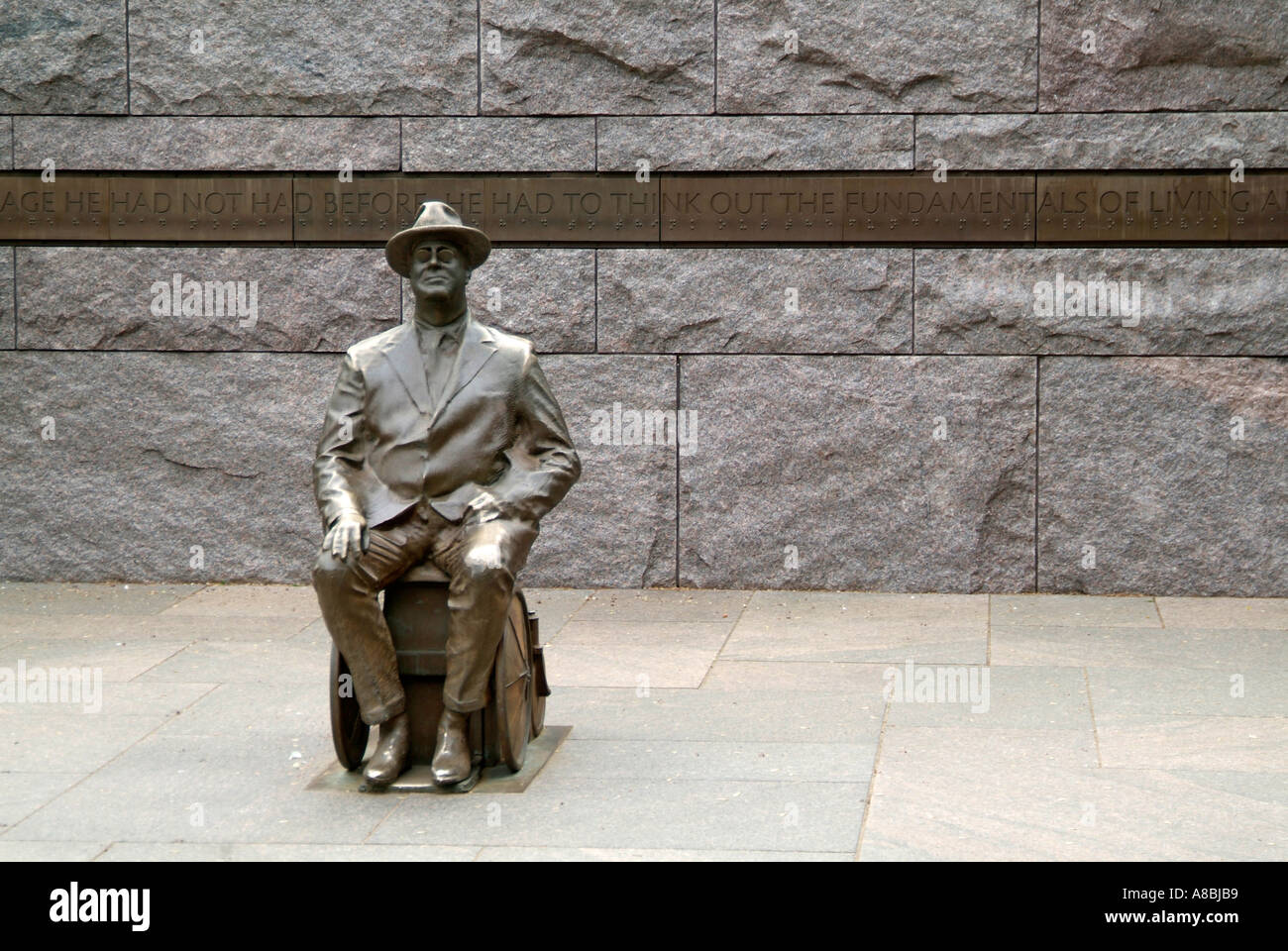FDR Franklin Delano Roosevelt Memorial Stock Photo - Alamy