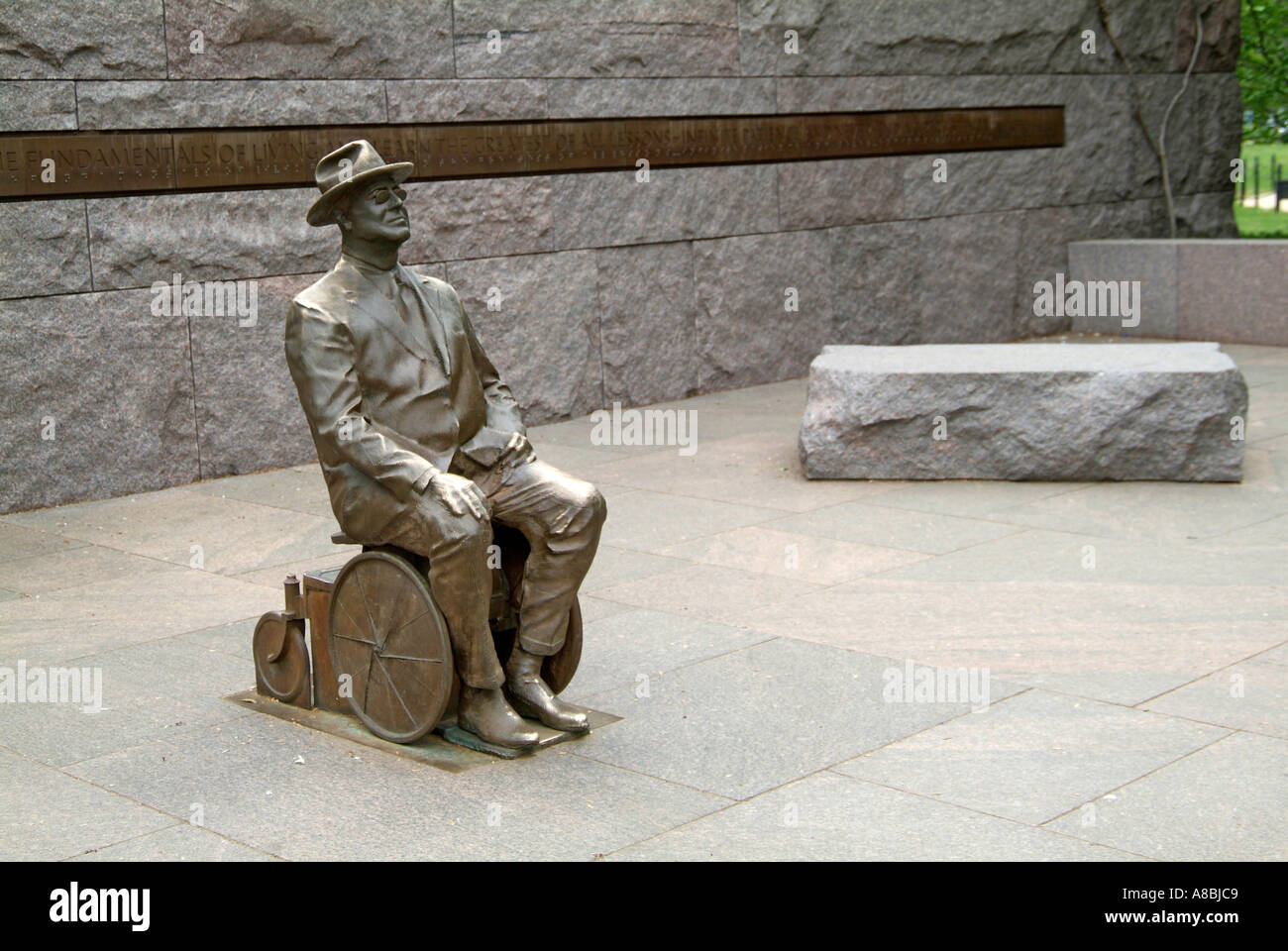FDR Franklin Delano Roosevelt Memorial Stock Photo - Alamy