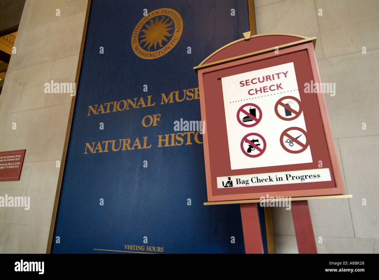 Security check sign Stock Photo - Alamy