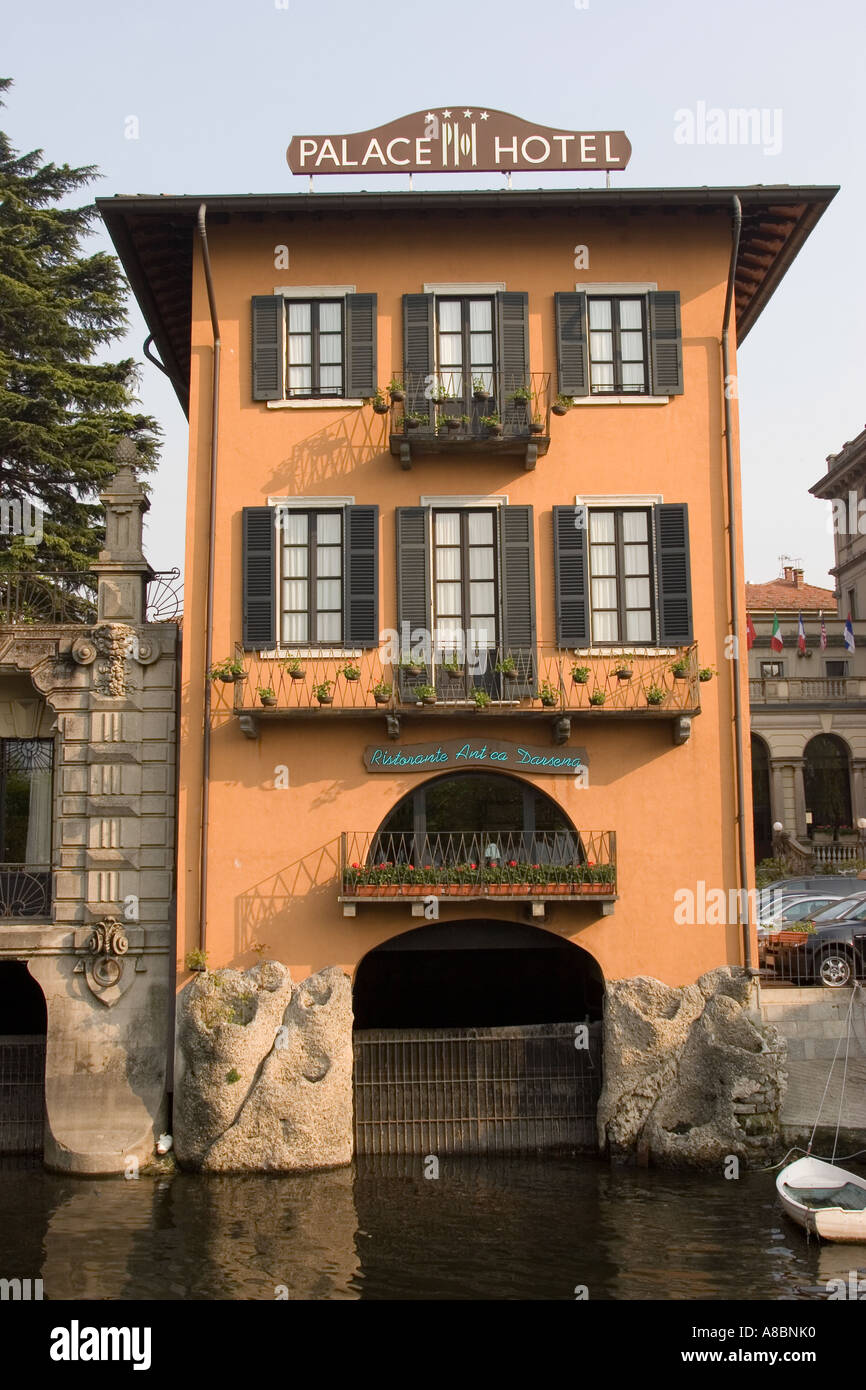 Como Town Palace Hotel Lake Como Italy Stock Photo - Alamy