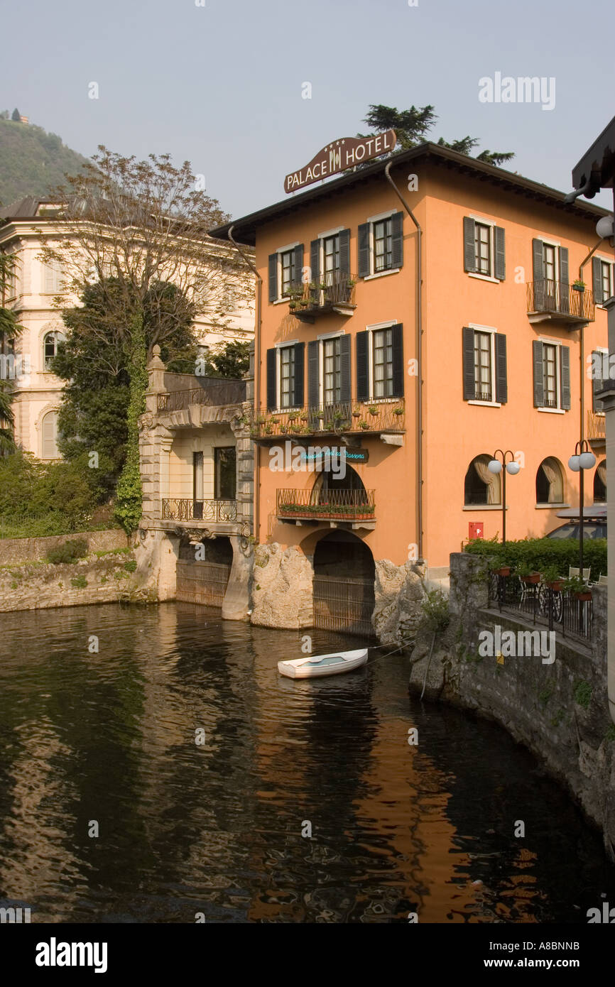 Palace Hotel Como Town Lake Como Italy Stock Photo - Alamy