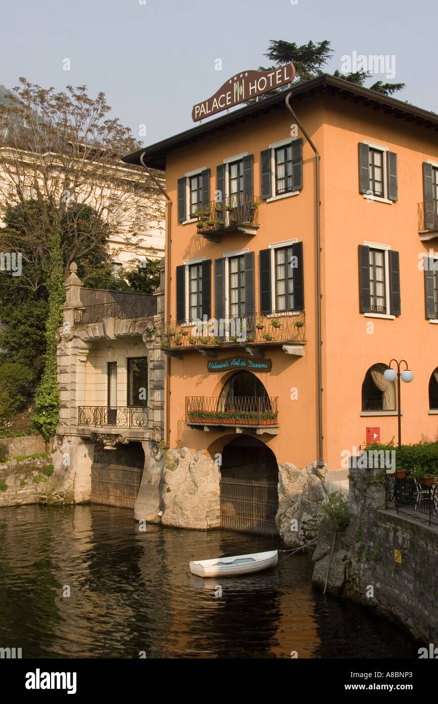 Palace Hotel Como Town Lake Como Italy Stock Photo - Alamy