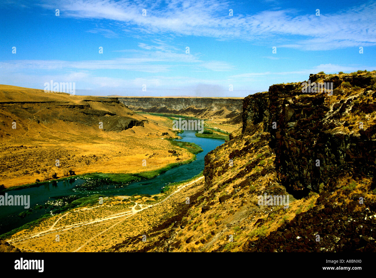 Idaho Snake River Birds of Prey Dedication Overlook Stock Photo - Alamy