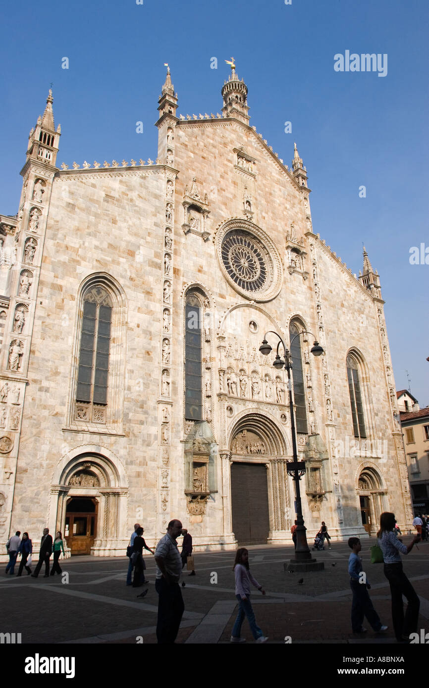 Cathedral Como Town Lake Como Italy Stock Photo - Alamy