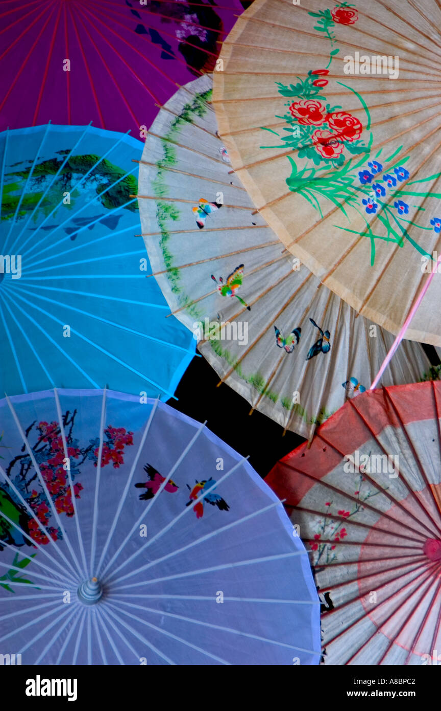 Chinese paper umbrellas hi-res stock photography and images - Alamy