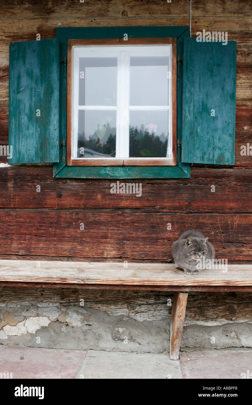 Blue windowframes hi-res stock photography and images - Alamy
