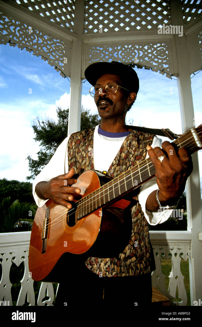 Jamaica A local musician Stock Photo - Alamy