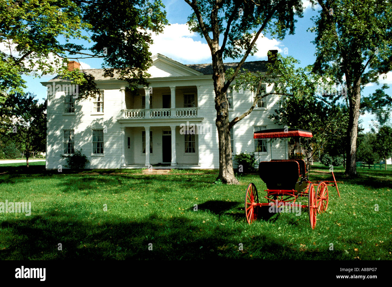 Missouri Kansas City Historic Alexander Majors House Stock Photo - Alamy