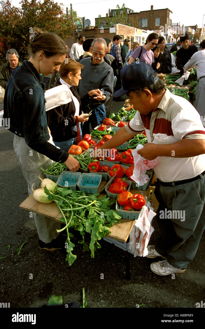 Maryland Baltimore Farmer's Market in Charles Village Stock Photo - Alamy