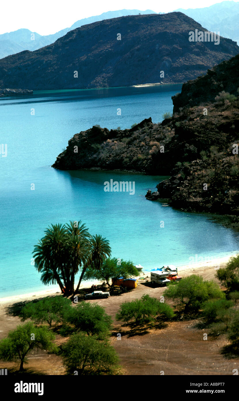 Mexico Cabo San Lucas Bay of Concepcion at mid Baja Stock Photo - Alamy