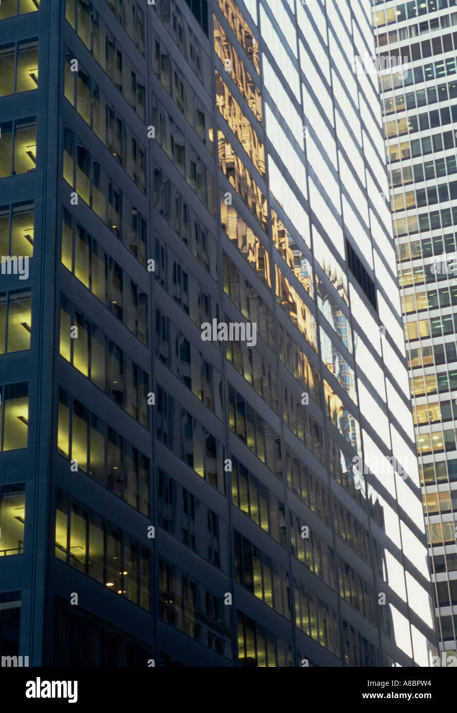 USA New York high rises at the Manhattan Stock Photo - Alamy
