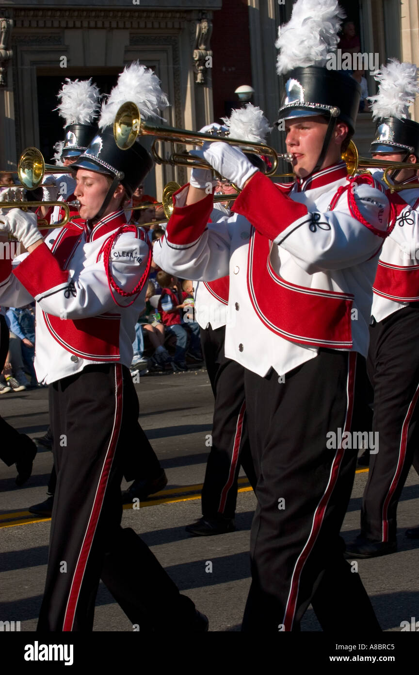 College Marching Band Formation High Resolution Stock Photography and ...