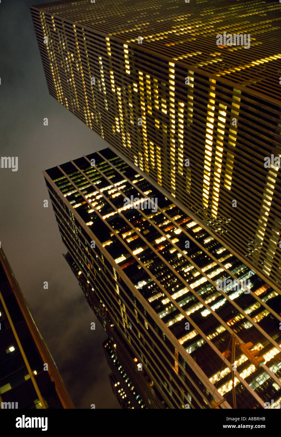 USA New York high rises at the Manhattan Stock Photo - Alamy