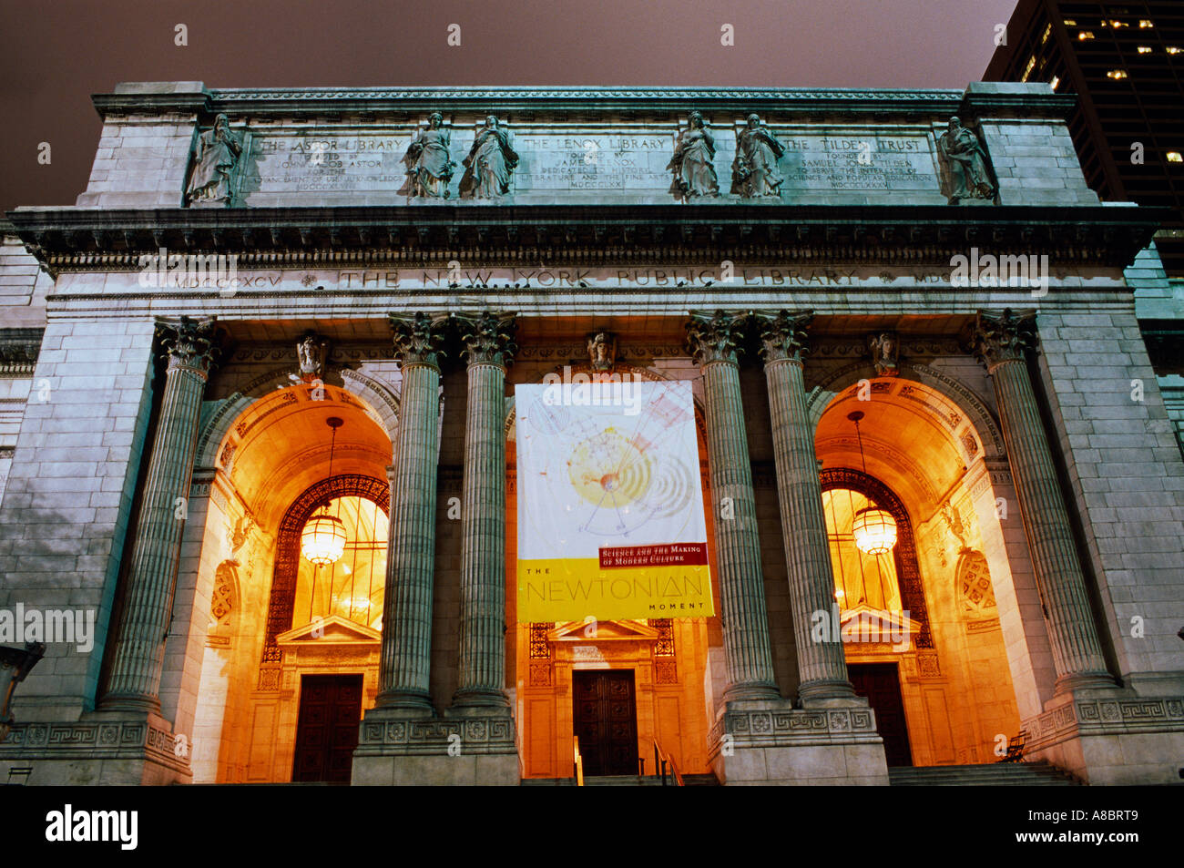 USA New York buildings in Manhattan New York Public Library Stock Photo ...